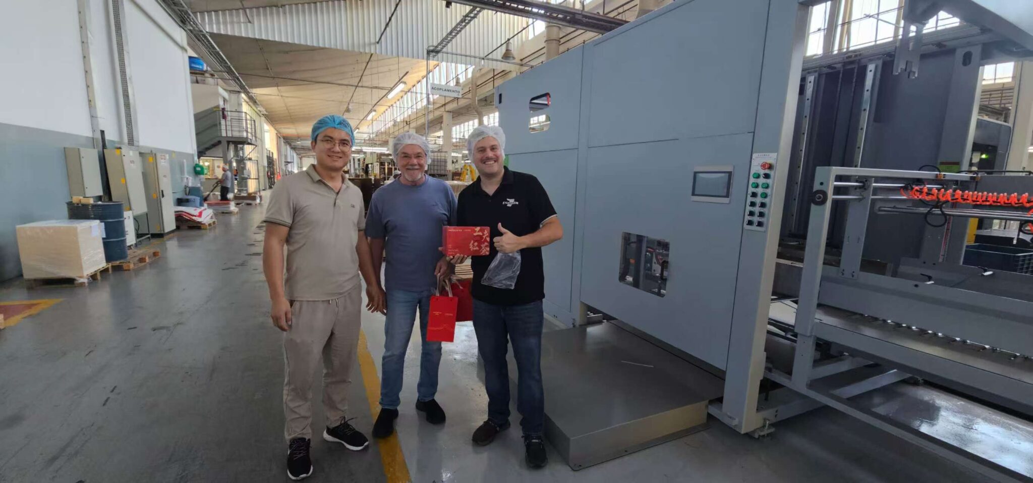 Fengchi High-Speed Corrugated Laminating Production Line — Brazil ...