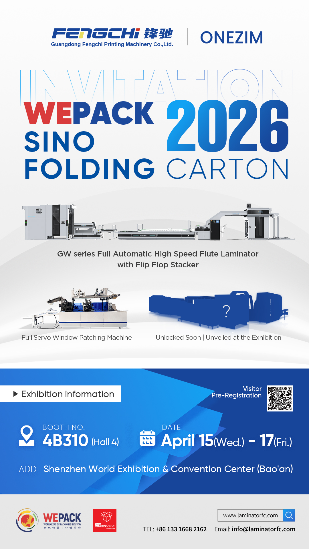 FENGCHI & ONEZIM invite you to SinoFoldingCarton 2026 — See our latest ...